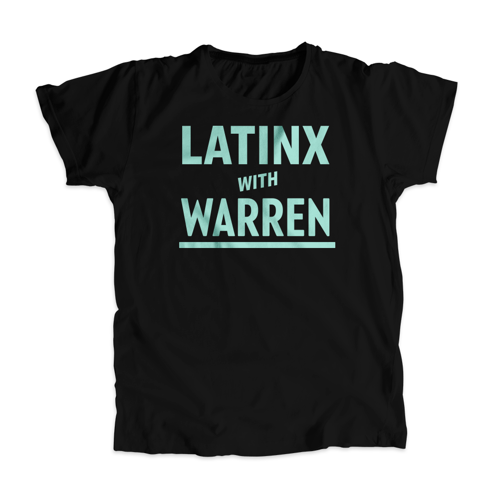 Latinx with Warren Unisex T-Shirt – Official Elizabeth Warren Shop