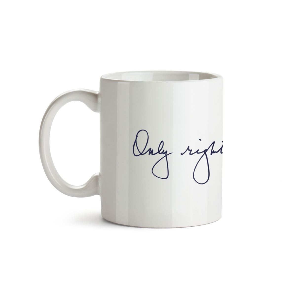 "Only Righteous Fights" Mug (Handwritten) – Official Elizabeth Warren Shop