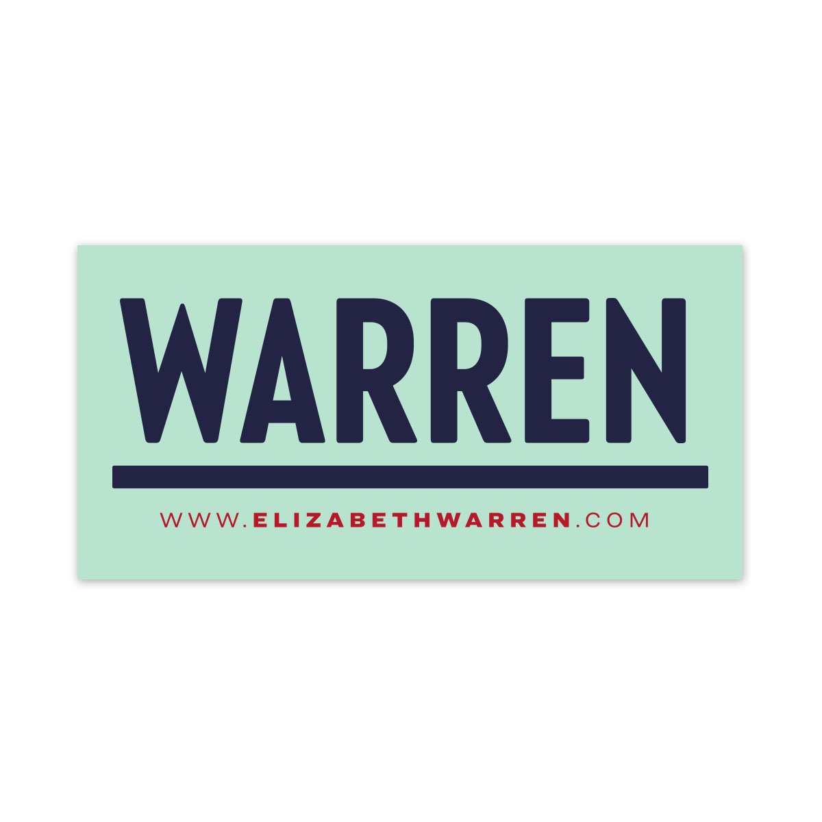 Warren Liberty Green Bumper Sticker Packs (5-50 stickers) – Official ...